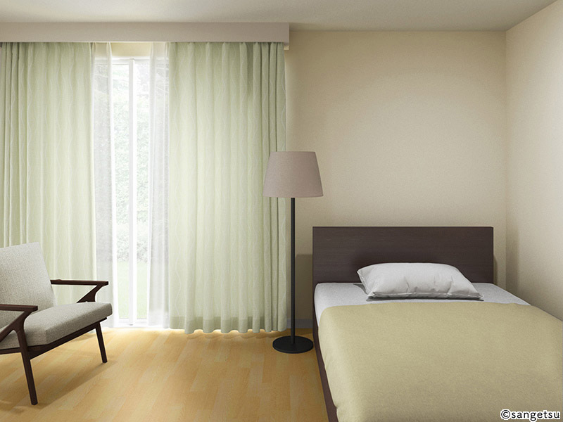 ドレープ【縦流れラインドットカーテン】（￥12,375～） – カーテン市場